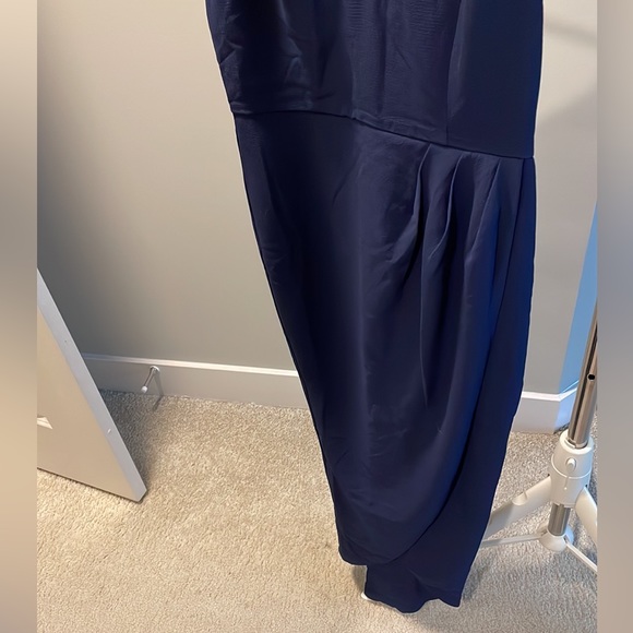 Showpo. | Dresses | Showpo Lucky Day Drape Maxi Dress In Navy | Poshmark